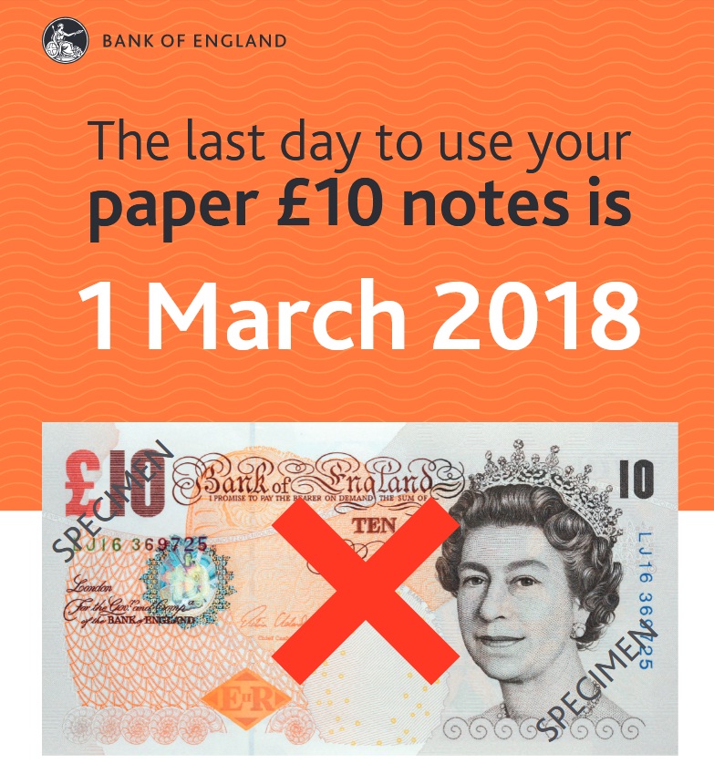 Old Bank of England £10 notes expire this week | Latest Newry News ...