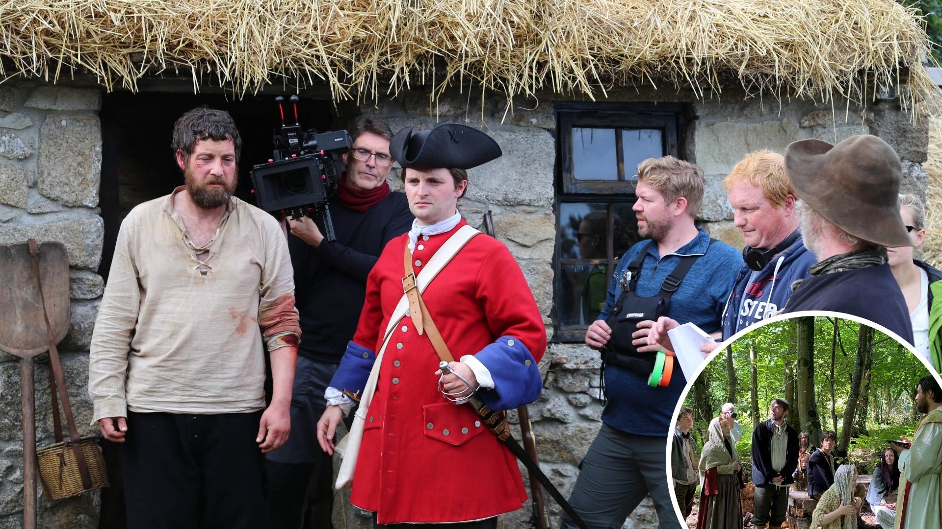 Katrina Doran from Newry is Hair & Make up Designer on the film set.